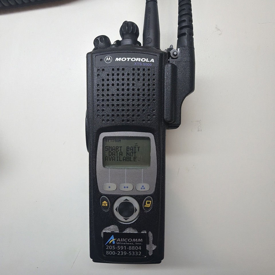 MOTOROLA XTS5000 700 800 MHz P25 Digital Police Fire RADIO H18UCF9PW6AN ...