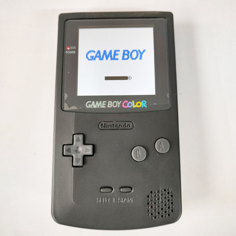 Nintendo Game Boy Color Console | Pika Black | Backlit IPS Screen ...