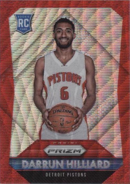 2015-16 Panini Prizm - Rookies Darrun Hilliard #345 Ruby Wave Prizm ...