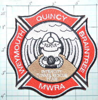 MASSACHUSETTS WATER RESOURCES QUINCY WEYMOUTH INTERCITY TUNNEL RESCUE ...