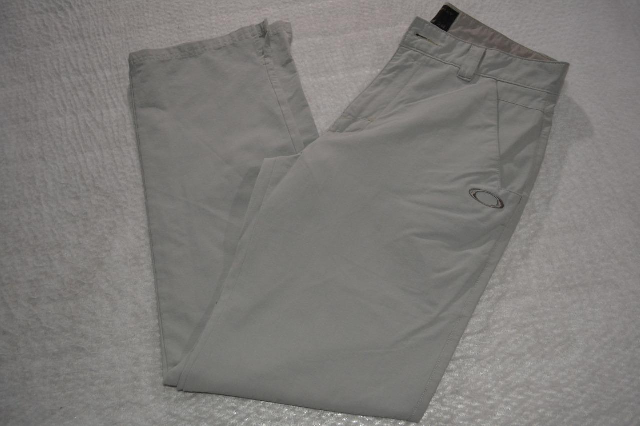 47107-a Oakley Golf Pants Performance Gray Polyester Blend Size 32 X 31 ...