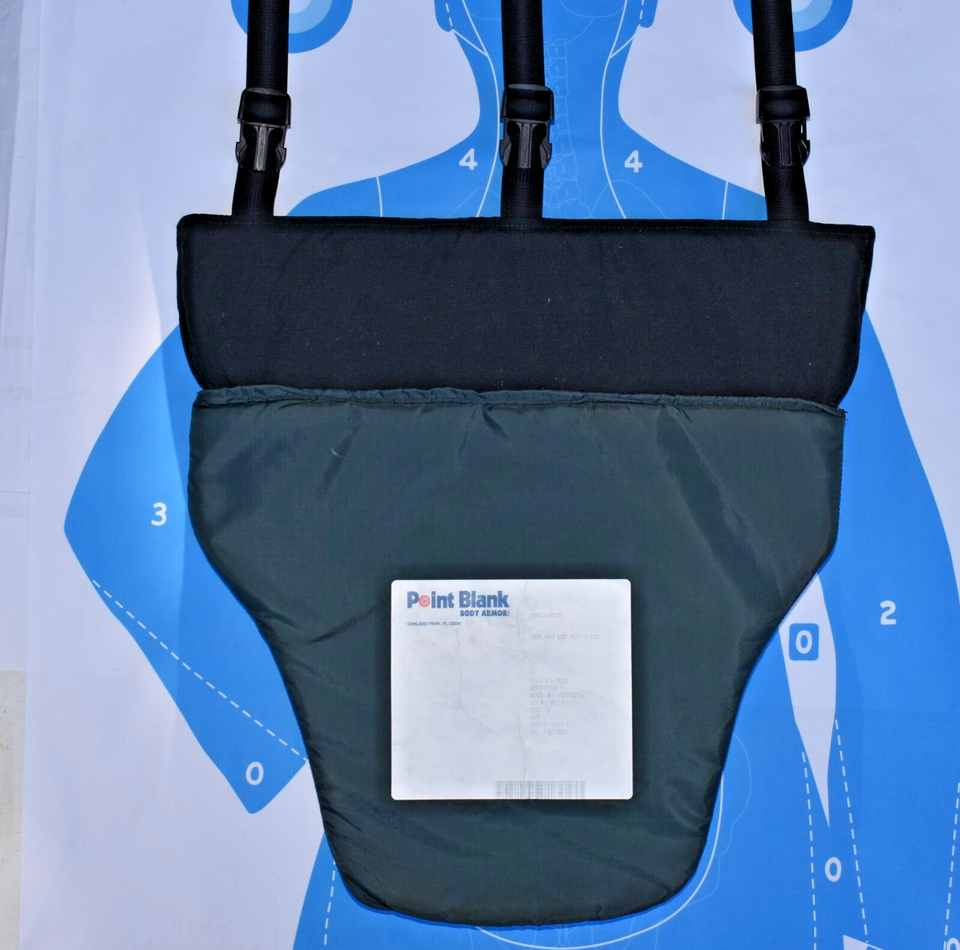 Safariland Nut Flap w IIIA Ballistic Insert Bullet Proof Vest Armor ...