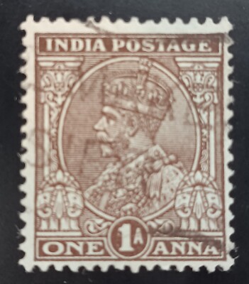 INDIA 1924 KING GEORGE V STAMP ONE ANNA (1A) Great Condition Lot 126 | eBay