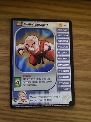 Krillen Enraged #155 DBZ TCG Dragon Ball Z | eBay