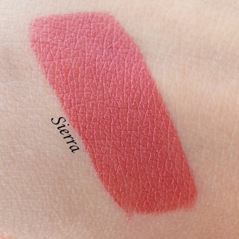 Nyx Matte Lipstick Swatches Sierra NYX Whipped Caviar, Sierra, Shy