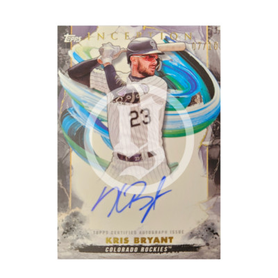 2023 Topps Inception Short Print Autograph Card 07/10 - Kris Bryant ...