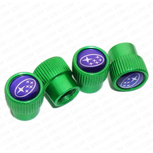 4pcs Universal Fit Subaru Car Wheels Tire Air Valve Caps Stem Dust ...