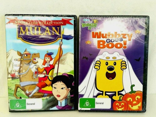 Wow Wow Wubbzy Wubbzy Goes Boo Mulan Story Time Collection DVD Video ...