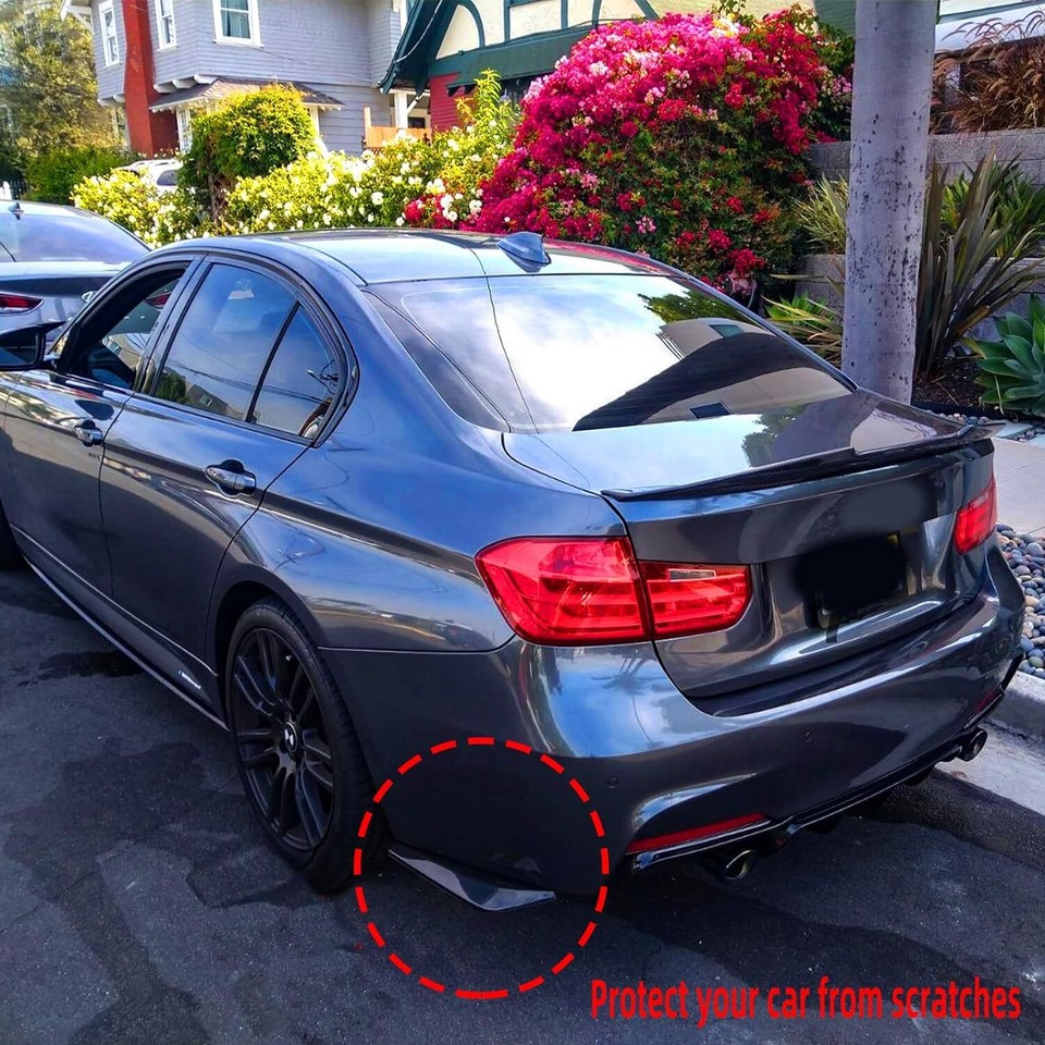 2pcs For Acura TSX TLX ILX MDX Carbon Fiber Rear Bumper Splitter ...