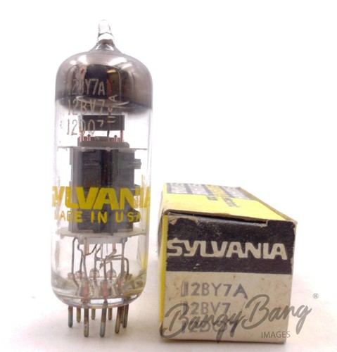 Sylvania 12BY7A/EL180/12BV7/12DQ7 Video Amplifier Output TV Audio ...