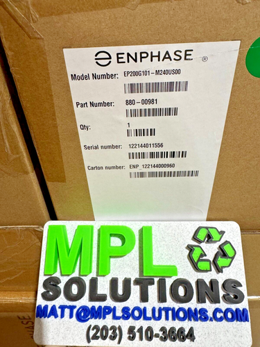 Enphase Enpower EP200G101-M240US00 IQ System Controller Smart Switch ...