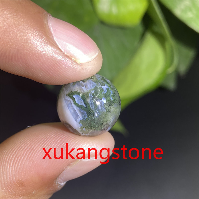 11pc natural Water grass agate Ball Quartz Crystal Sphere Reiki Healing ...