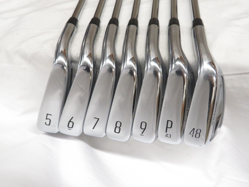 Used Titleist T350 Iron Set 5-PW+48* TT AMT Red R300 Regular Flex Steel ...
