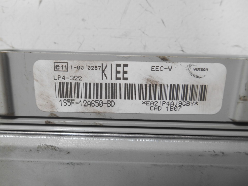 Keys ECU Kit Ford Ka I 1.3 44kw 60cv J4S 2001 1S5F-12A650-BD 98AP-15607 ...