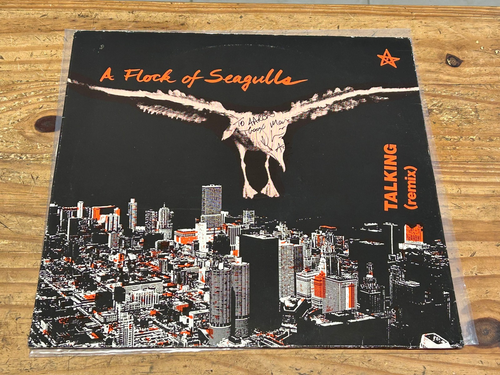 A Flock Of Seagulls - Talking signed by lead singer Mike Score. 1983 12 ...