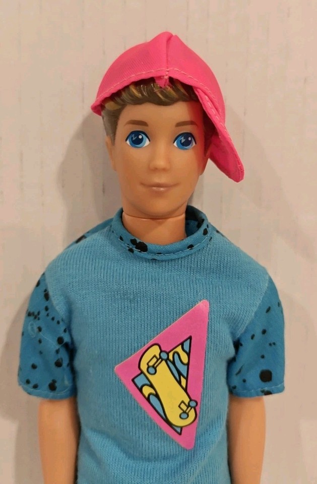 Vintage 1990 Barbie KEVIN Cool Boyfriend Of Skipper Doll Mattel EUC | eBay