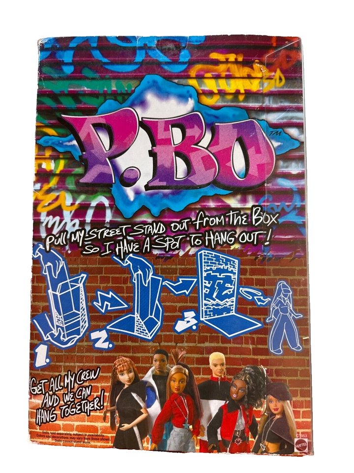 2003 Barbie Flavas P.B.O. Hip Hop Doll Mattel #C1953 New in Box Rare ...