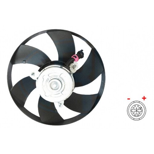 Fan Engine CVA409G 37912 V15-01-1855 GA200437 6K0959455A 302.037 VN7517 ...