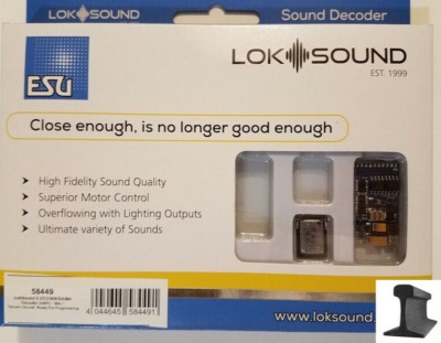 ESU 58449 LokSound V5.0 DCC/MM/SX/M4 21 Pin MKL Marklin Sound Decoder ...