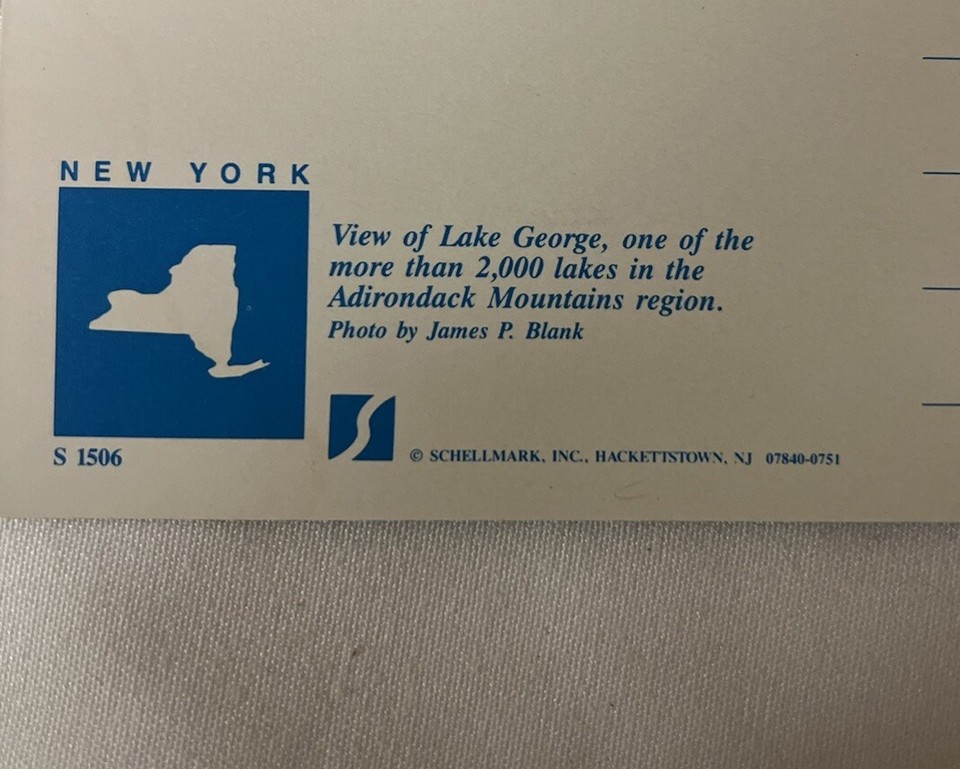 50 Vintage Chrome Postcards New England States Unused By Schellmark inc ...