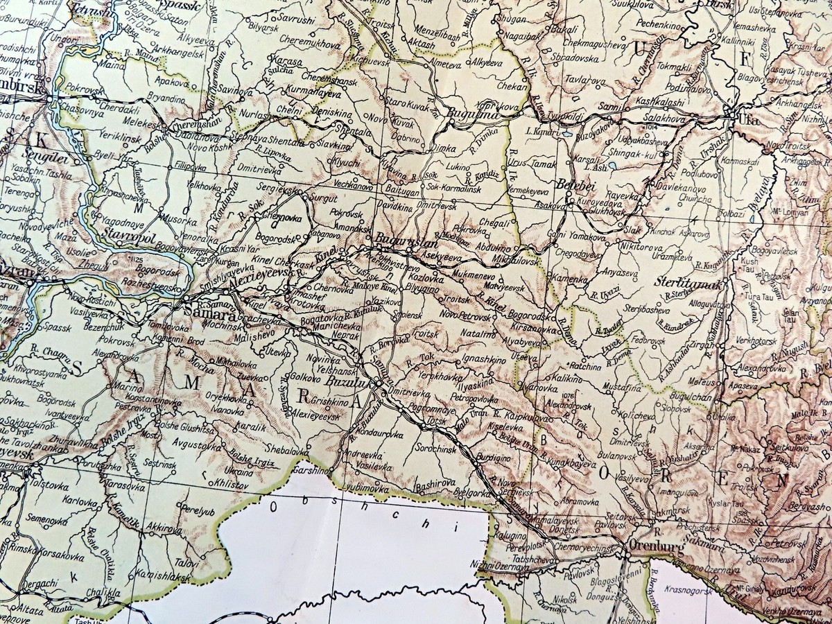 Volga River Europe Map