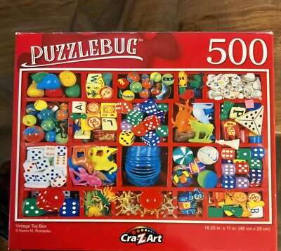 Puzzle Bug, Vintage Toy Box, Puzzle by Cra Z Art, 500 Pieces | eBay
