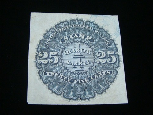 U.S. Scott #REA3 Used Internal Revenue 25 Cent Beer Stamp $150.00 SCV ...