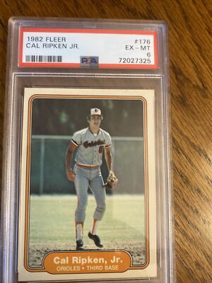 Cal Ripken Jr 1982 Fleer #176 PSA 6 Rookie Card HOF RC | eBay