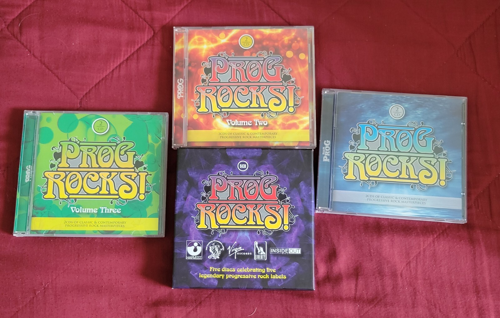 "Prog Rocks!" 4 Compilations! 11 CDs! Progressive Rock! Box Sets Lot ...
