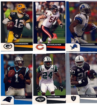 NFL Players Sticker lot [9 different vending machine stickers] 2012 ...