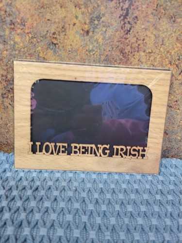 Brand New 5 X 7 Laser Engraved " I Love Being Irish" Picture Frame ...
