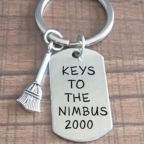 Harry Potter Keychain Keys To The Nimbus 2000 New | eBay