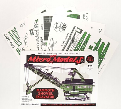 Micromodels Set T.O. II - Mammoth Shovel Excavator - Micro New Models ...