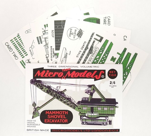 Micromodels Set T.O. II - Mammoth Shovel Excavator - Micro New Models ...