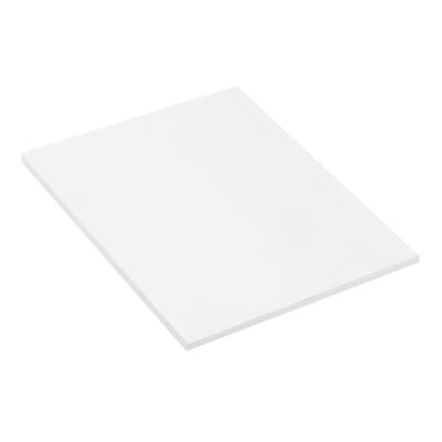 Expanded PVC Plastic Sheet 1/4" Thick 8.5"x11" Lightweight Rigid Foam ...