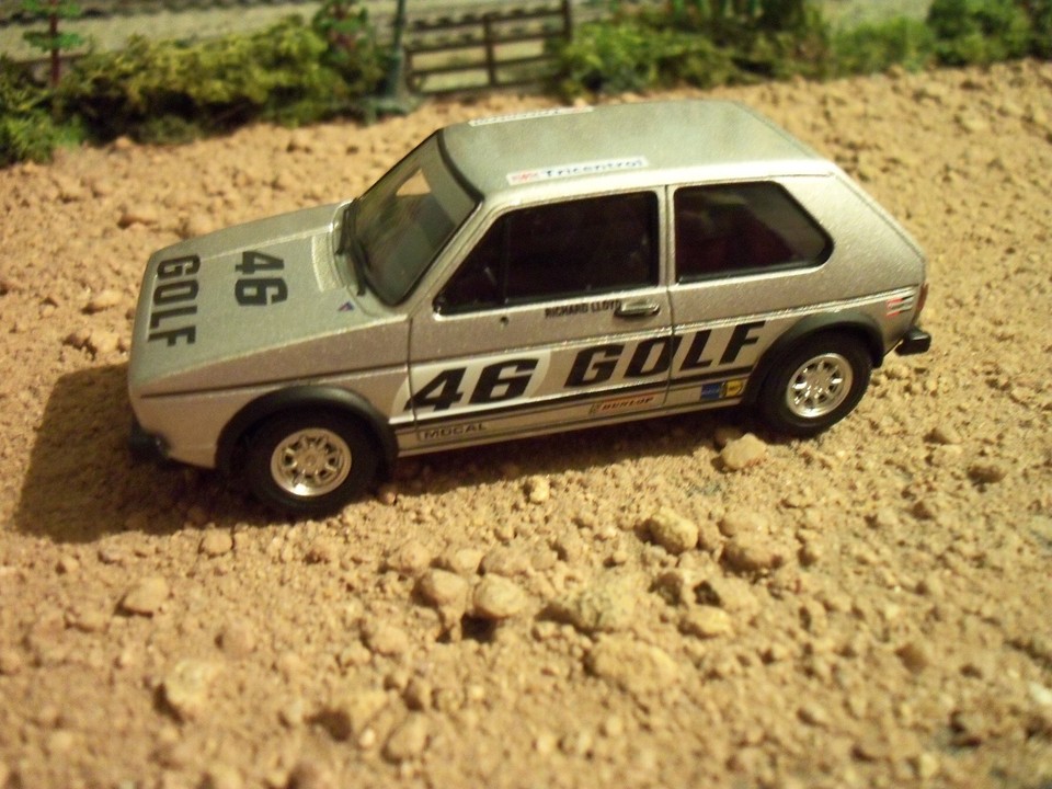 CORGI VANGUARD VOLKSWAGEN GOLF VA12002 1977 BRITISH CHAMPION , RICHARD ...