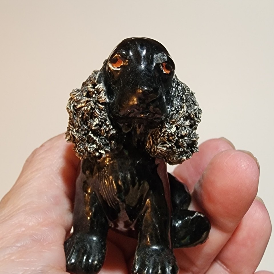 Vintage Jane Callender California Pottery Spaghetti Clay Dog Cocker ...