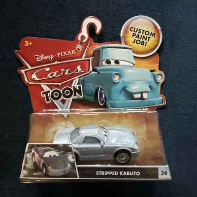 Disney Cars Toon Tokyo Mater STRIPPED KABUTO #34 Paint Job Snip Logo | eBay