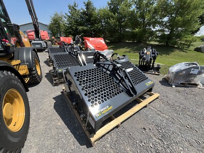 2024 72" Rock Hound Landscape Rake Skid Steer Loader Tractor Attachment ...