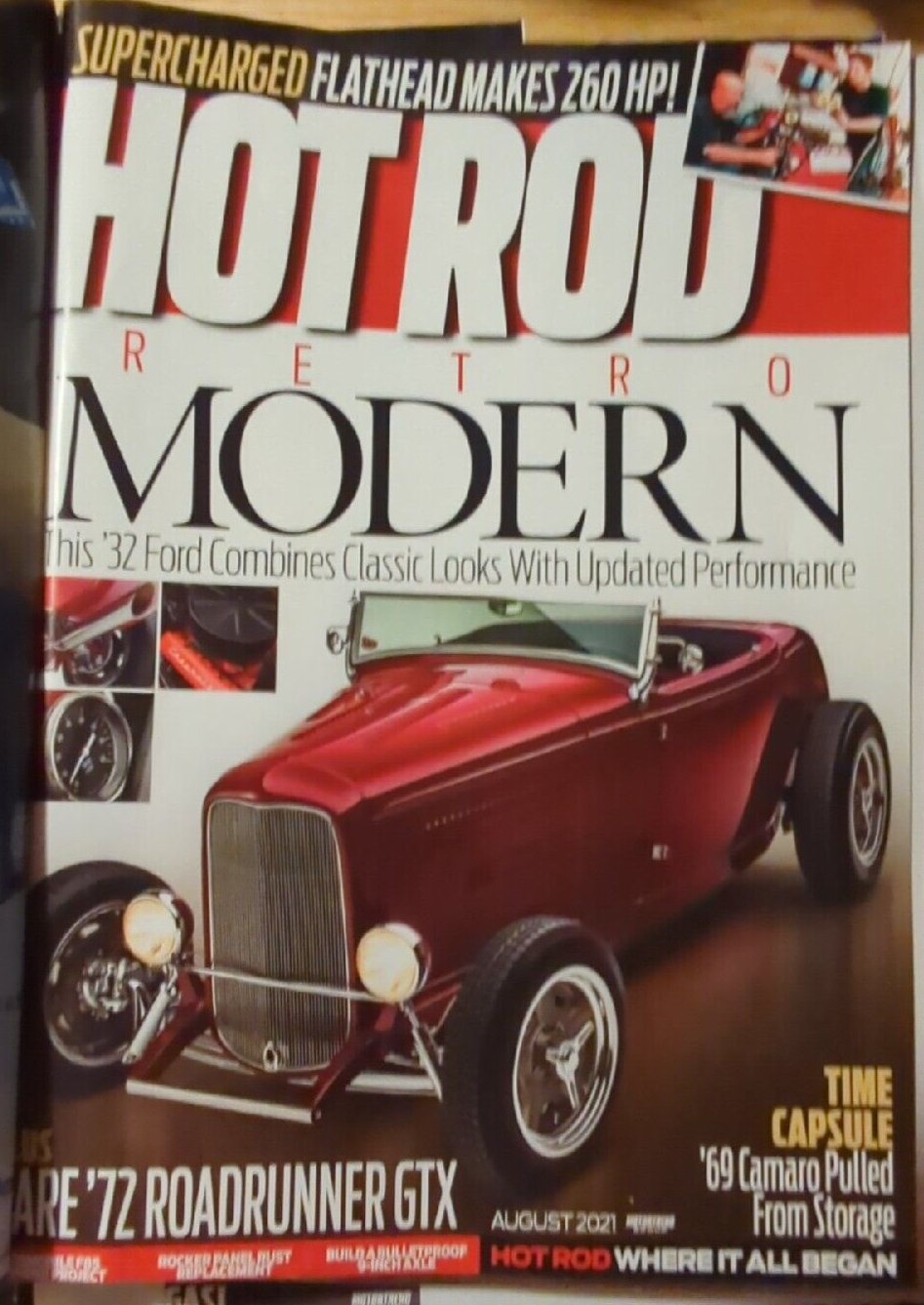 Lot of 5 HOTROD Hot Rod Magazines 2021 Classic Car Junkyards Camaro ...