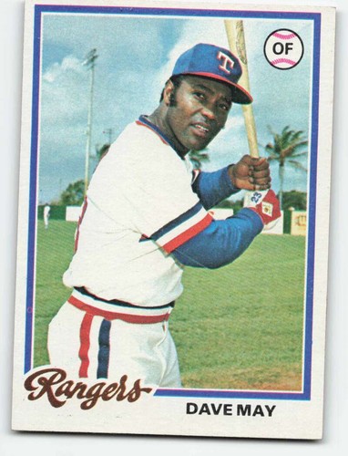 1978 Topps #362 Dave May EX/NM Rangers ID:99745 | eBay