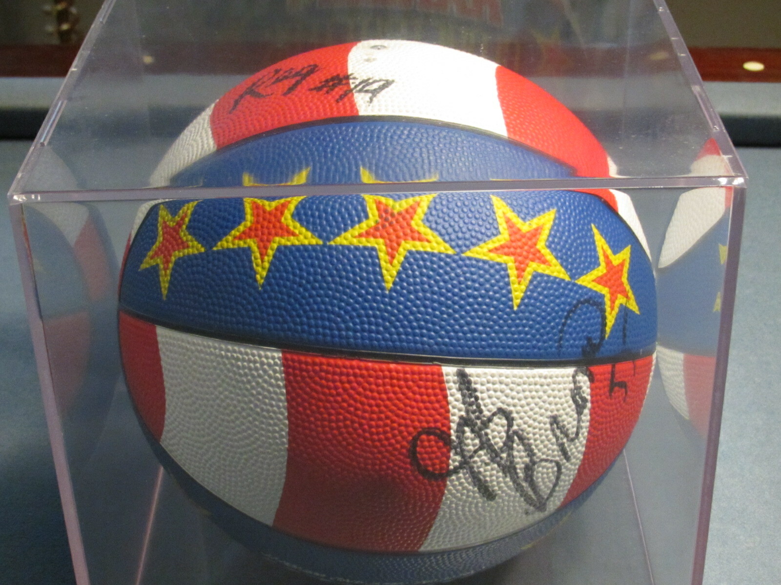CURLEY BOO JOHNSON AUTOGRAPHED OFFICIALSIZE HARLEM GLOBETROTTERS ...