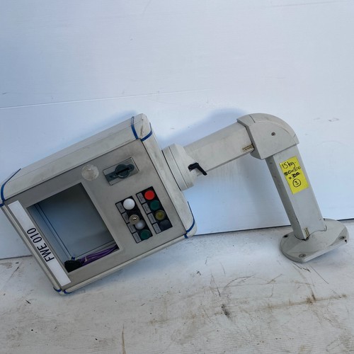 8" HMI Rittal enclosure machine control kiosk EUCHNER EKS + Support arm ...