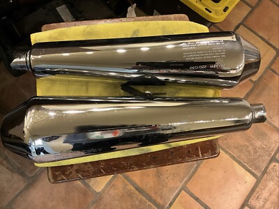 98-01 Triumph Legend 900 Exhaust Silencers OEM Used #2201590 | eBay