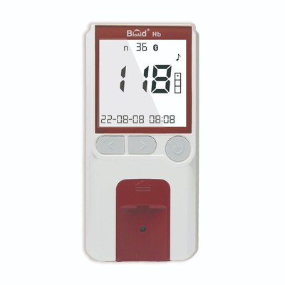 BIOAID HEMOGLOBIN TEST METER KIT MONITOR ( Incl. 25 strips,25 pipette ...