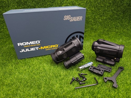 Sig Sauer ROMEO5XDR Gen II Red Dot 65 MOA & JULIET5-MICRO 5x Combo ...