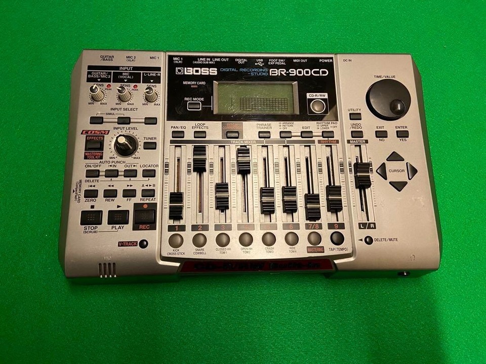 Boss BR-900CD Digital Recording Studio Mixer 8 Track w/ AC adapter Used ...