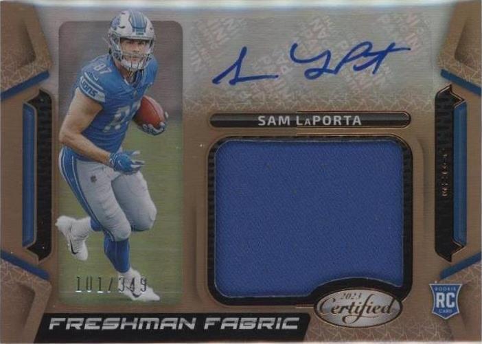2023 Panini Certified - Freshman Fabric Signatures Sam LaPorta #FFMS-17 ...