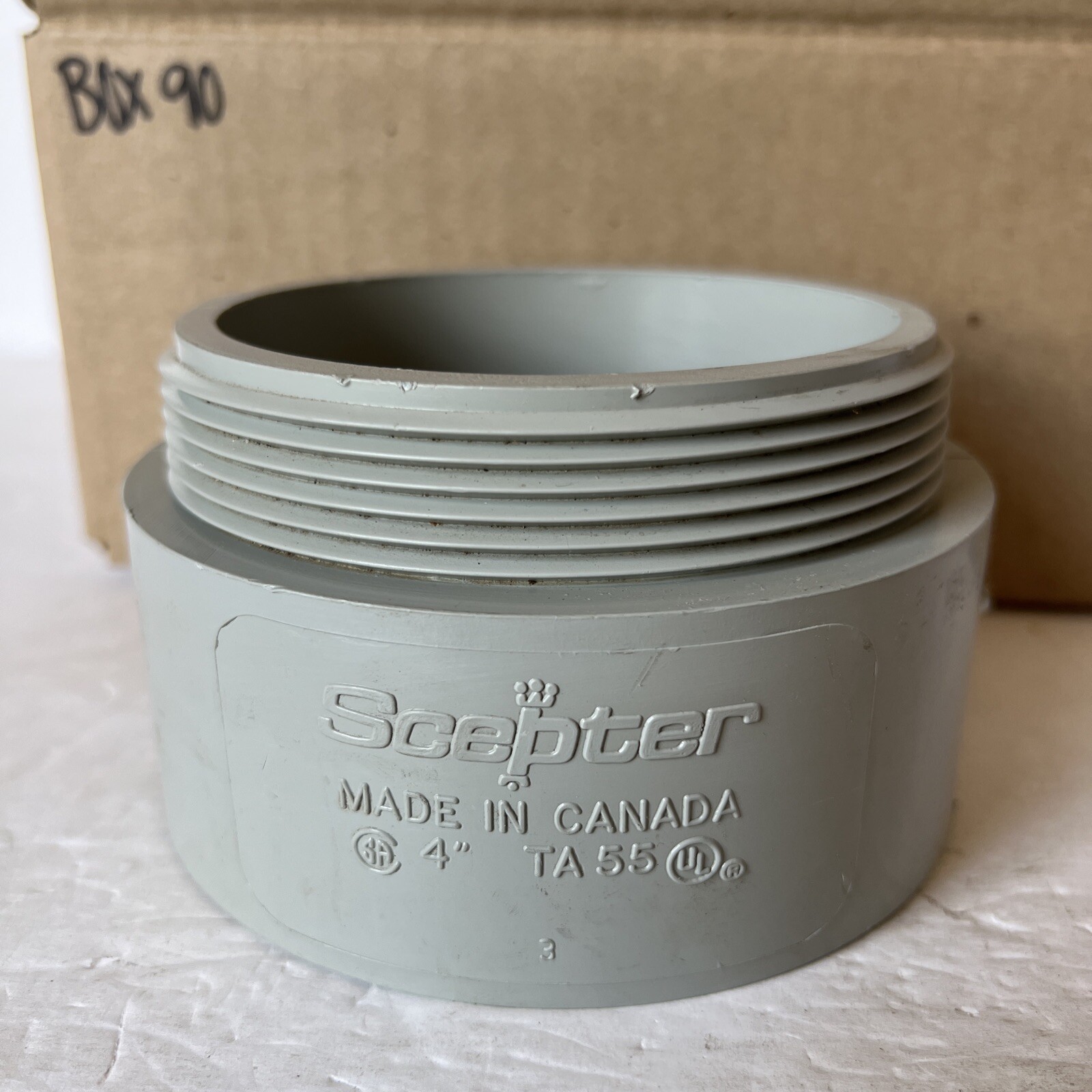 Scepter TA55 Pvc Terminal Adapter 4” PVC | eBay