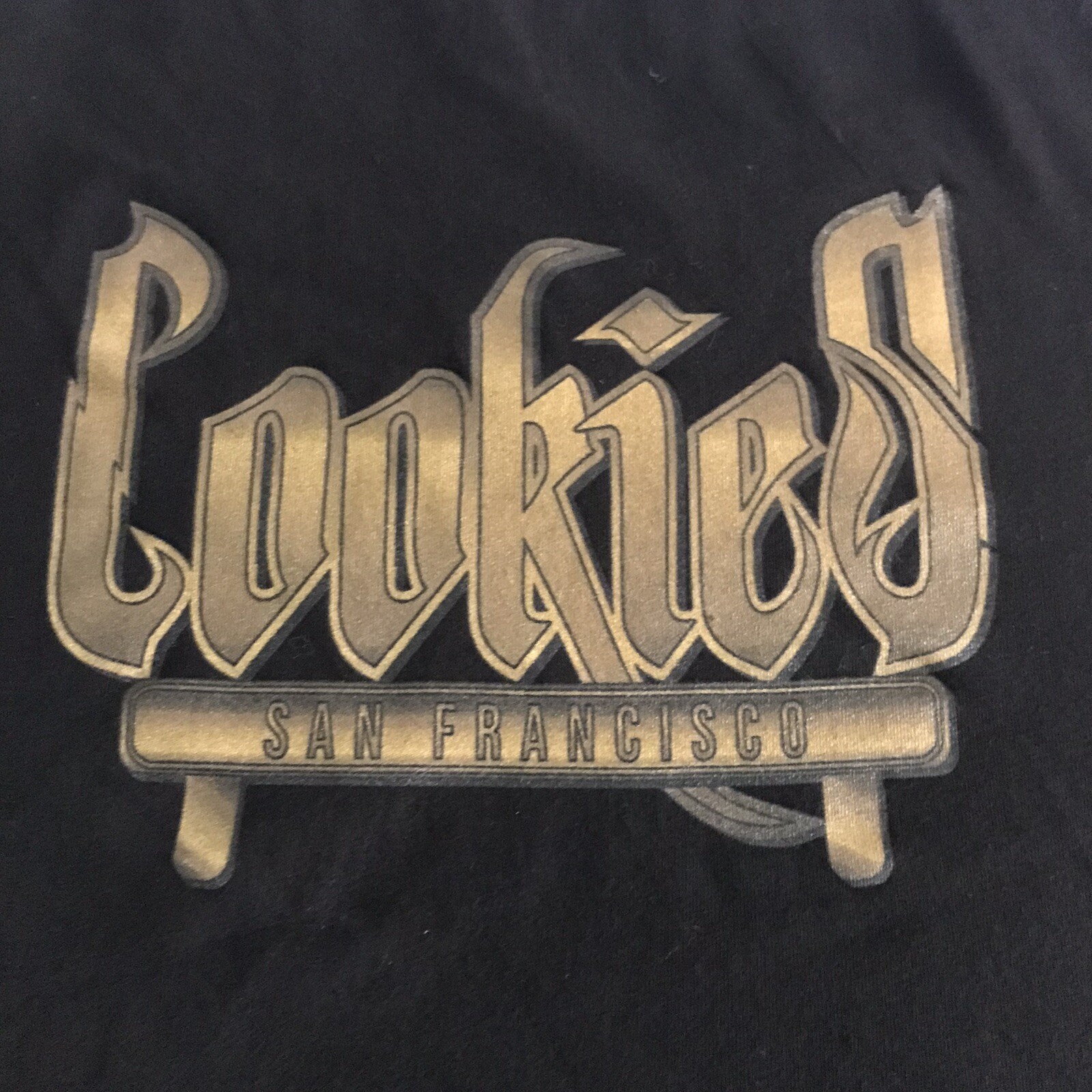 Cookies Original San Francisco Black Gold Streetwear Short Sleeve T ...